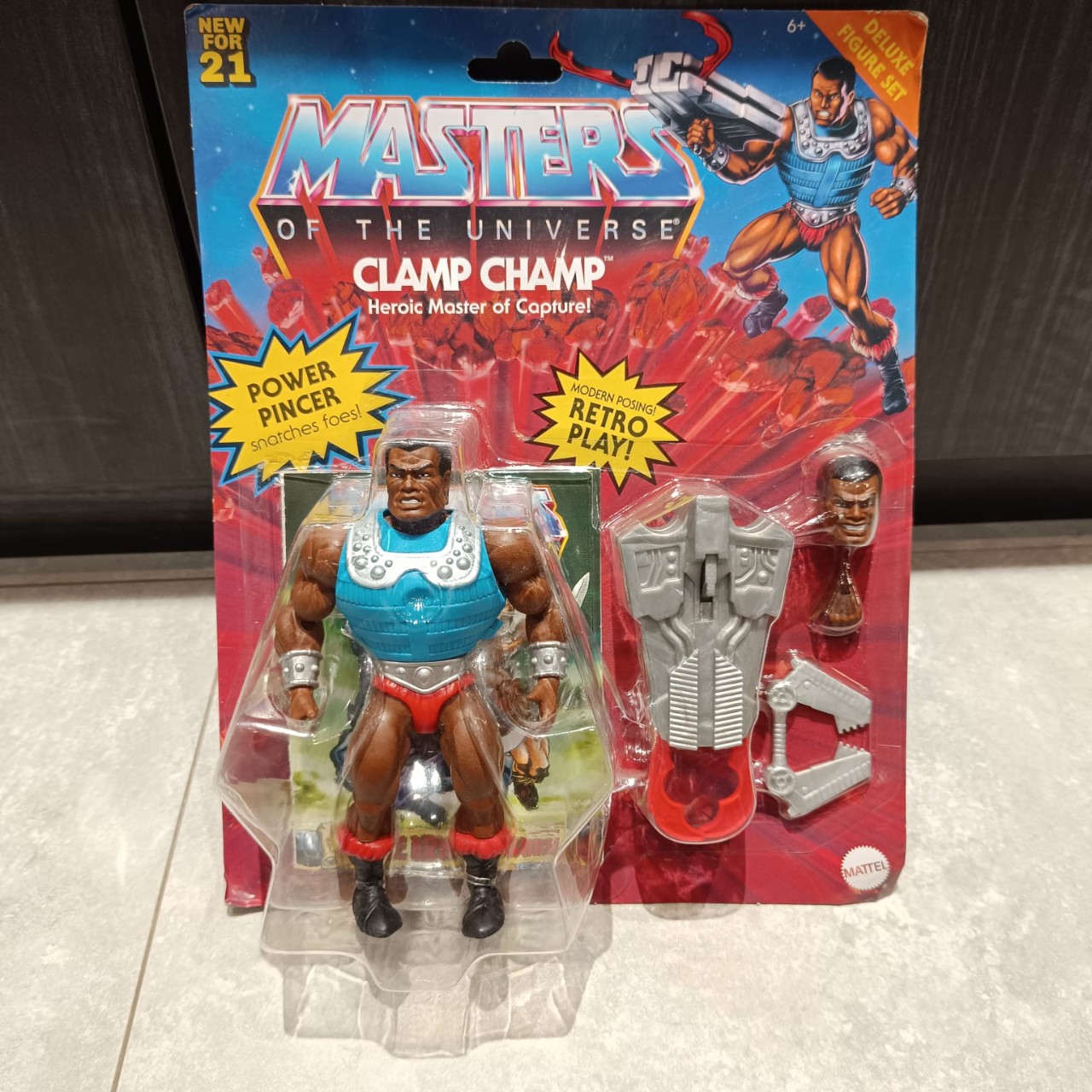 Masters of the Universe Origins Deluxe Clamp Champ By Mattel - Bidubadu